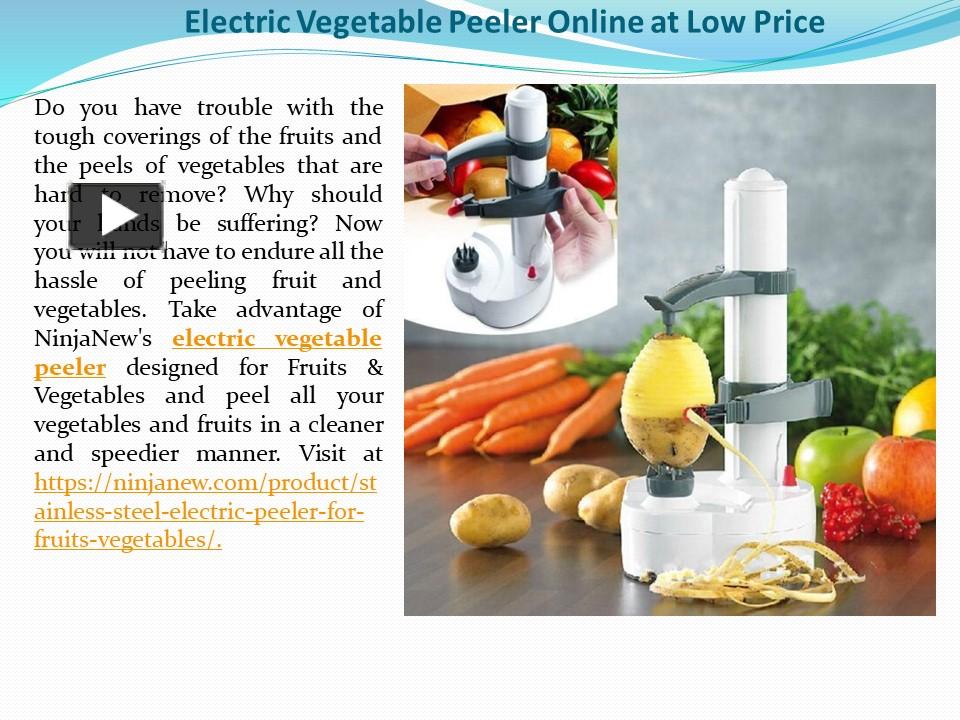 Electric Vegetable Peeler Online at Low Price presentation | free to ...