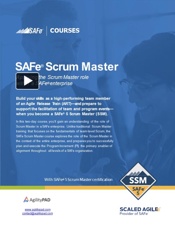 SAFe® Scrum Master presentation | free to download