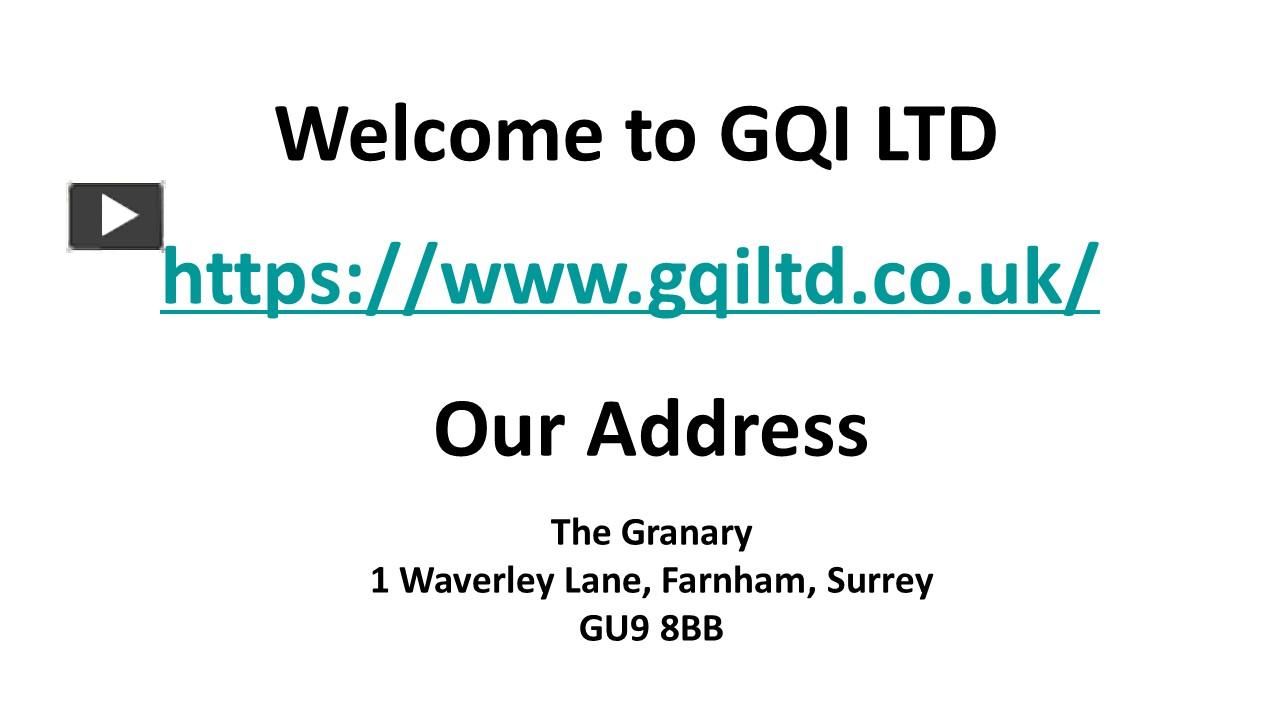 PPT – GQI LTD - Advising individuals for over thirty years PowerPoint ...