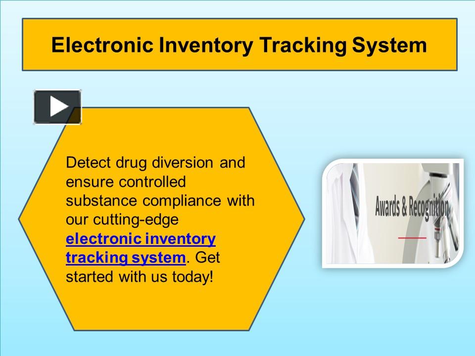 Electronic Inventory Tracking System presentation | free to download