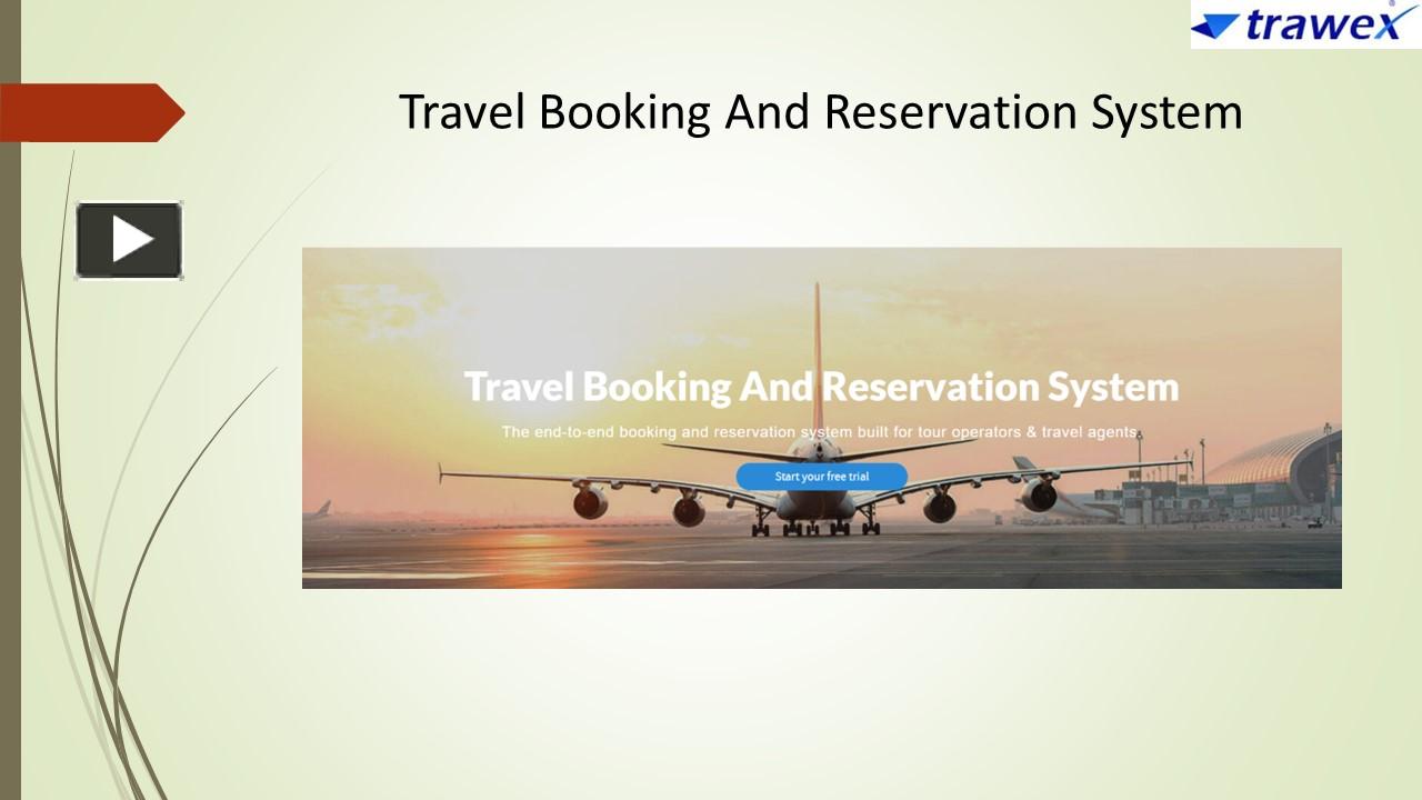 PPT – Travel Booking and Reservation System PowerPoint presentation ...