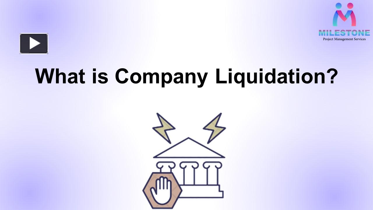 What is Company Liquidation? presentation | free to download