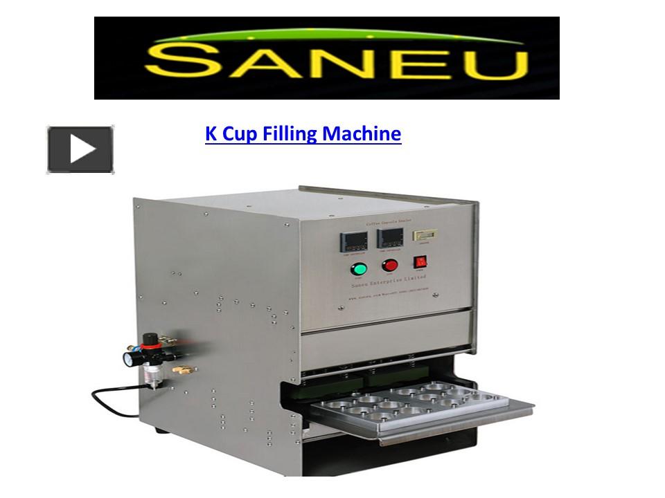 K Cup Filling Machine presentation | free to download