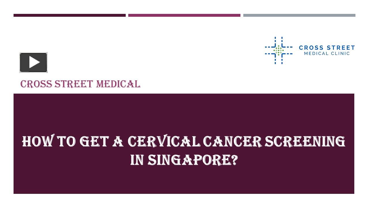 PPT – How to Get a Cervical Cancer Screening in Singapore? (1 ...