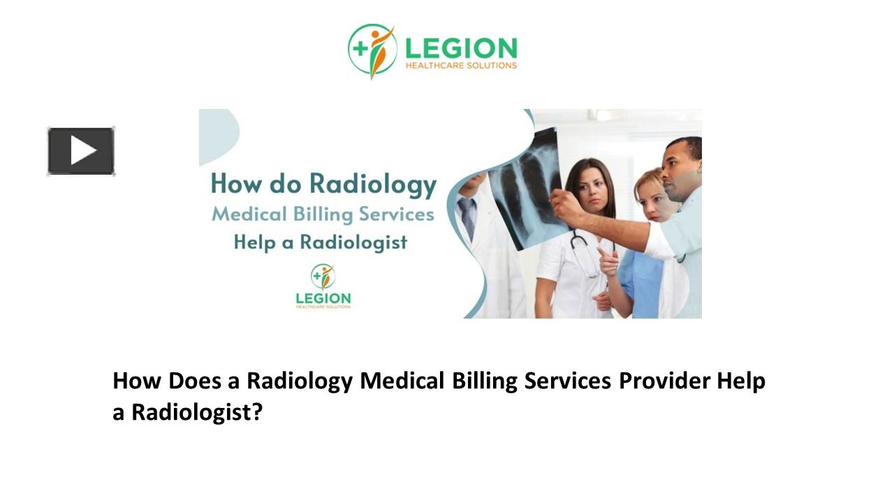 How Does a Radiology Medical Billing Services Provider Help a ...