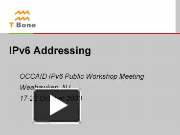 PPT – IPv6 Addressing PowerPoint presentation | free to download - id ...