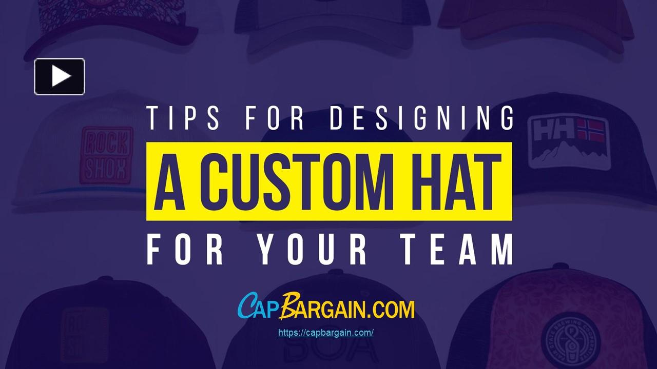 Tips for designing a Custom Hat for your Team presentation | free to ...