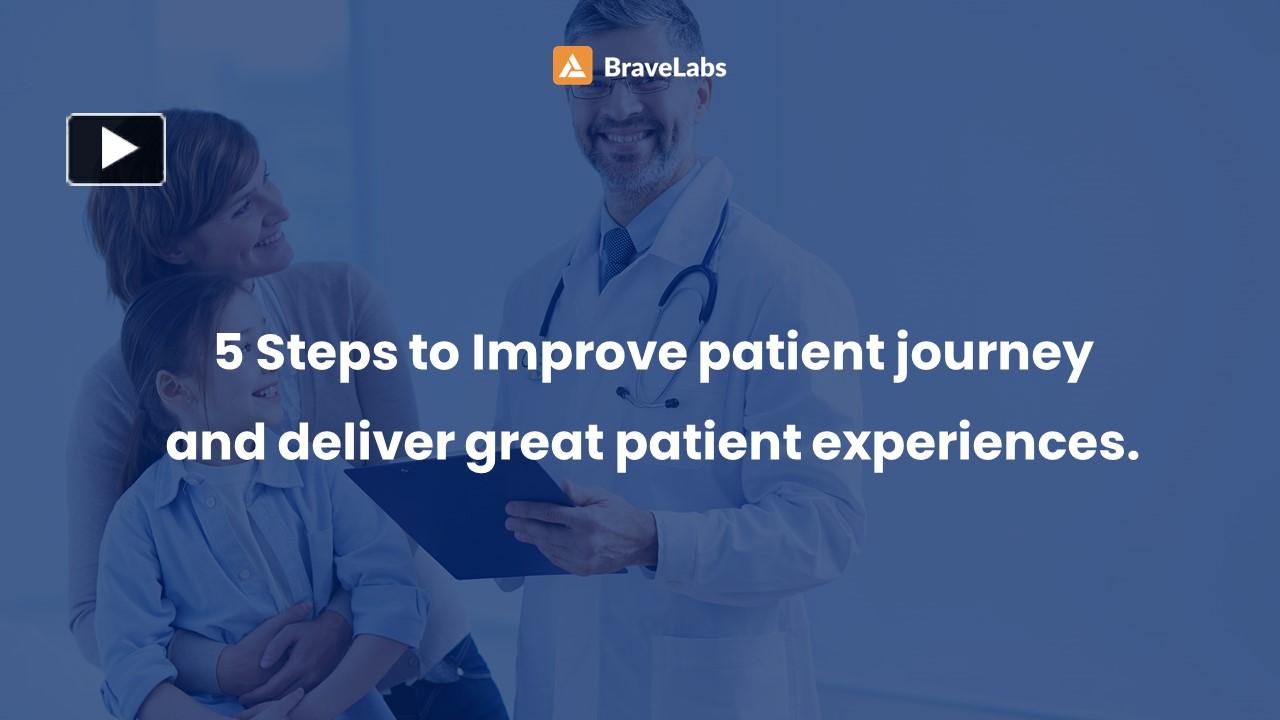 PPT – 5 Steps to Improve patient journey | BraveLabs PowerPoint ...