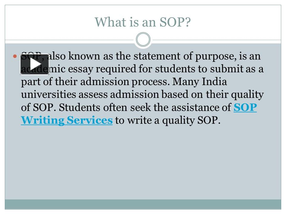 PPT – What is an SOP? PowerPoint presentation | free to download - id ...