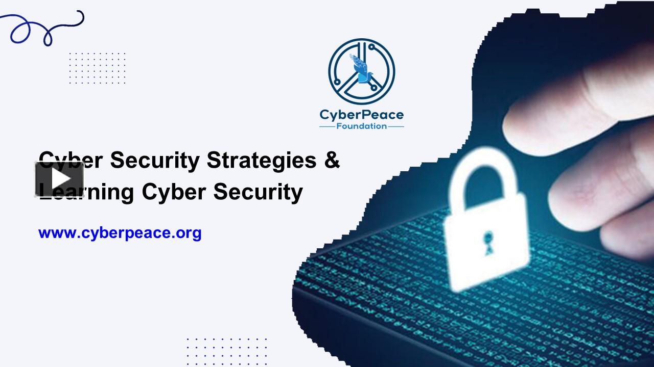 PPT – Cyber Security Strategies & Learning Cyber Security PowerPoint ...