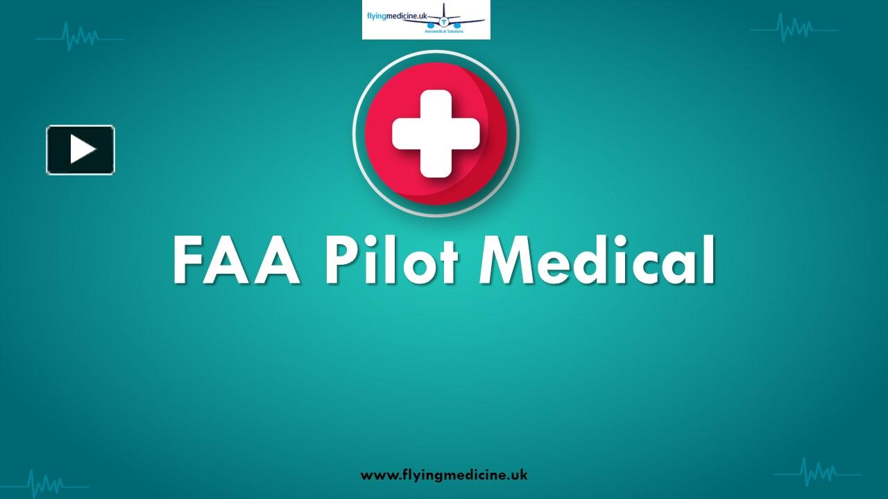 PPT – Need a FAA Pilot Medical Certificate PowerPoint presentation ...
