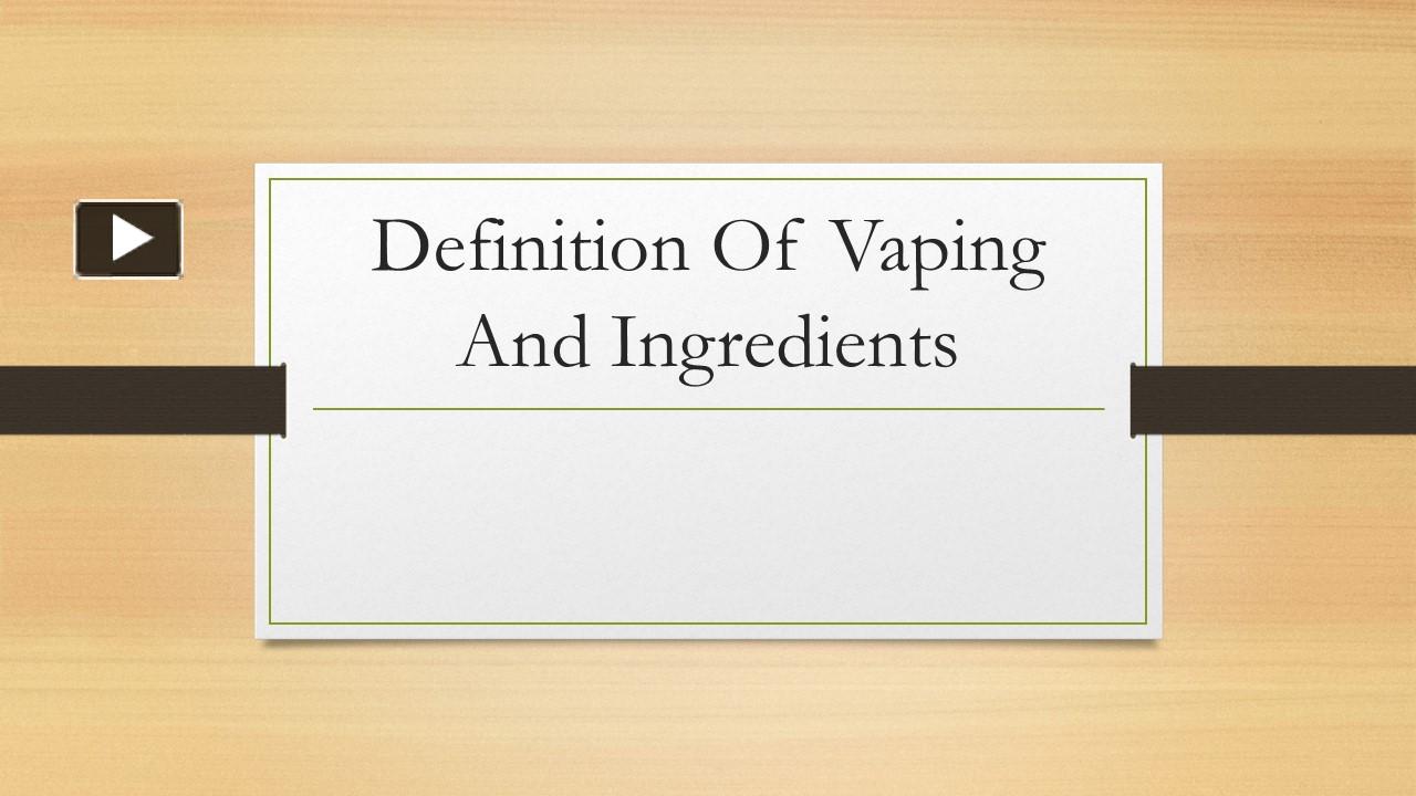 Starter Vape Kits Archives - Vapeight presentation | free to download
