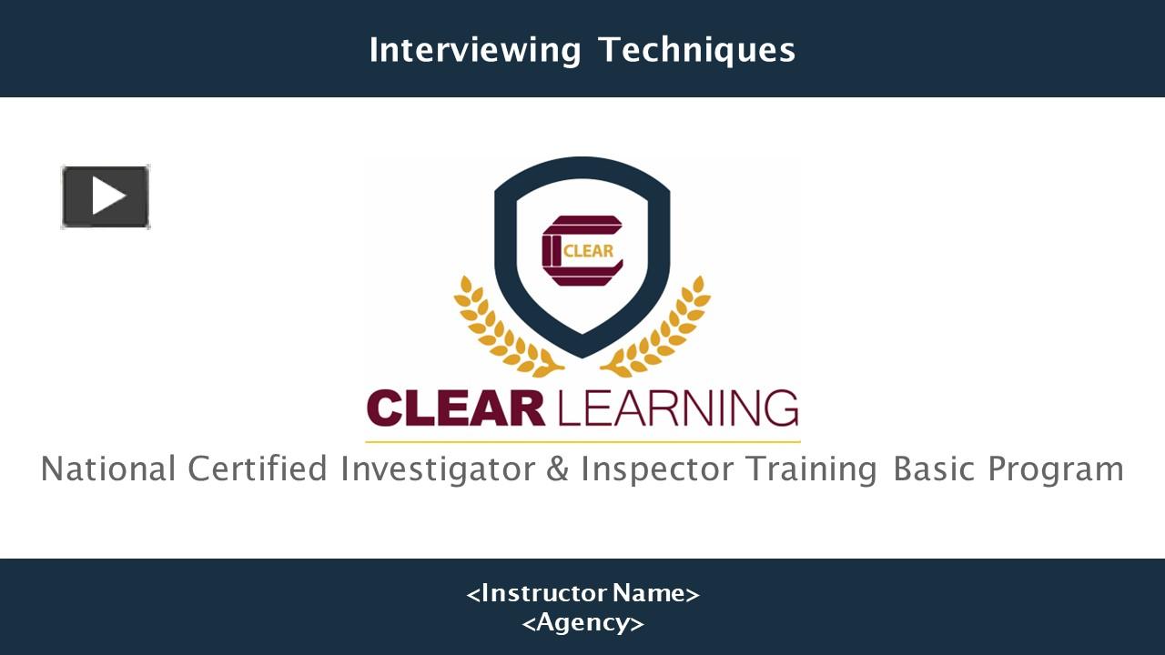 PPT – Interview technique PowerPoint presentation | free to download ...