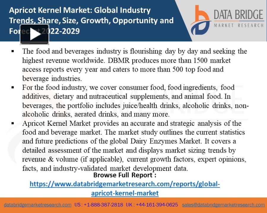 PPT – Apricot Kernel market size PowerPoint presentation | free to ...