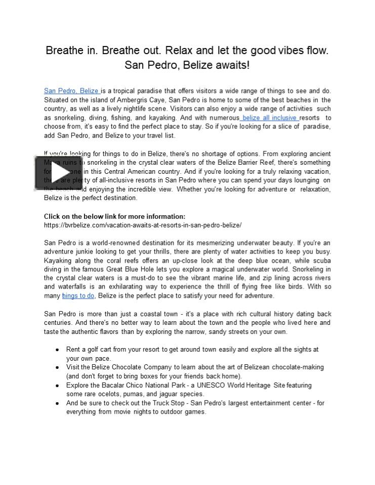 PPT – Breathe in. Breathe out. Relax and let the good vibes flow. San ...