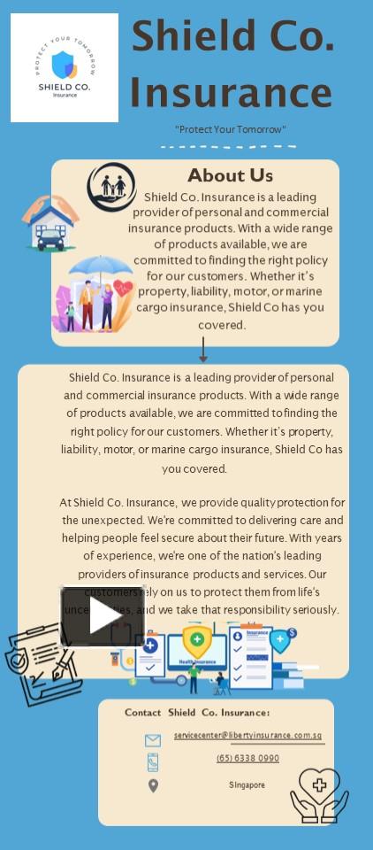 Shield Co. Insurance presentation | free to download