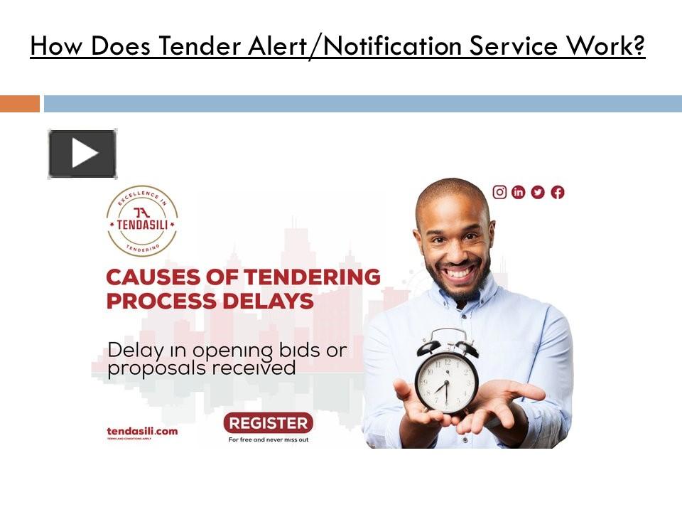 How Does Tender Alert and Notification Service Work presentation | free ...