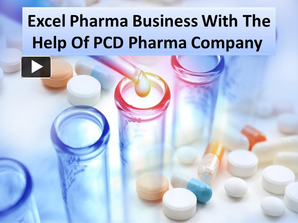 Key Advantages Of Working With PCD Pharma presentation | free to download