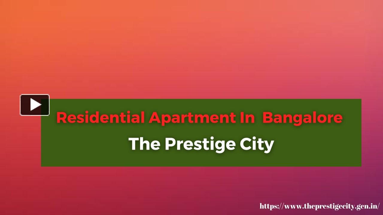 PPT – township projects in bangalore PowerPoint presentation | free to ...