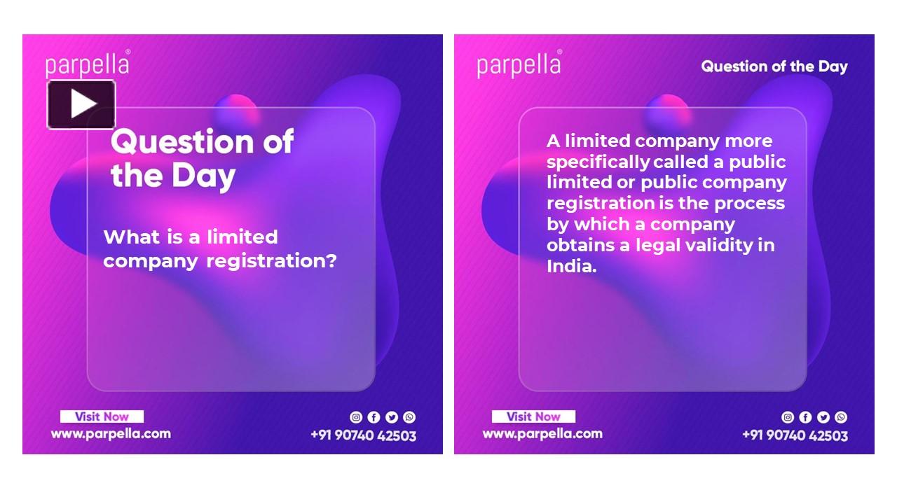 PPT – What is a limited company registration? PowerPoint presentation ...