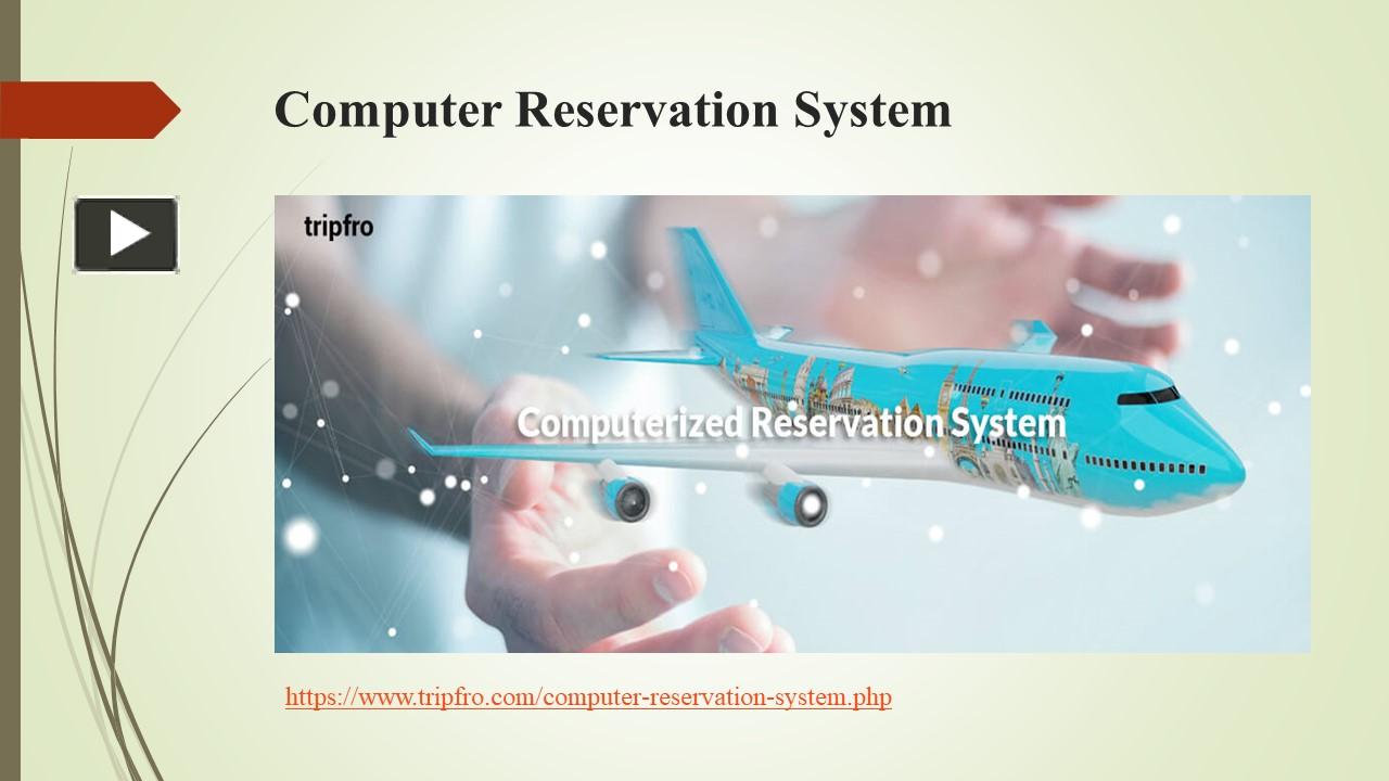 PPT – Computer Reservation System PowerPoint presentation | free to ...