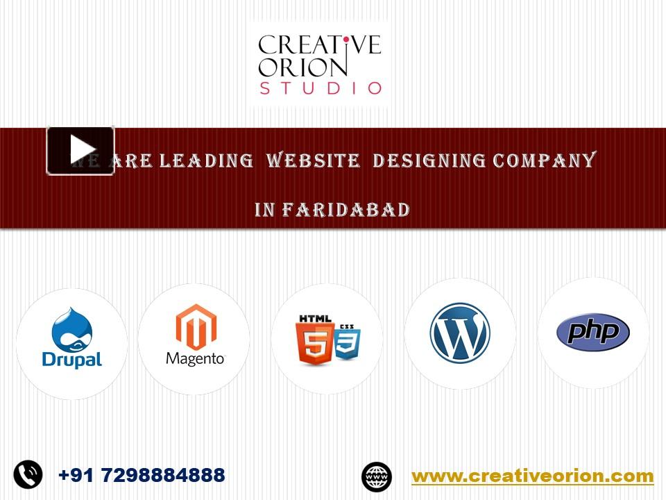 PPT – Top Website Designing Company in Faridabad PowerPoint ...