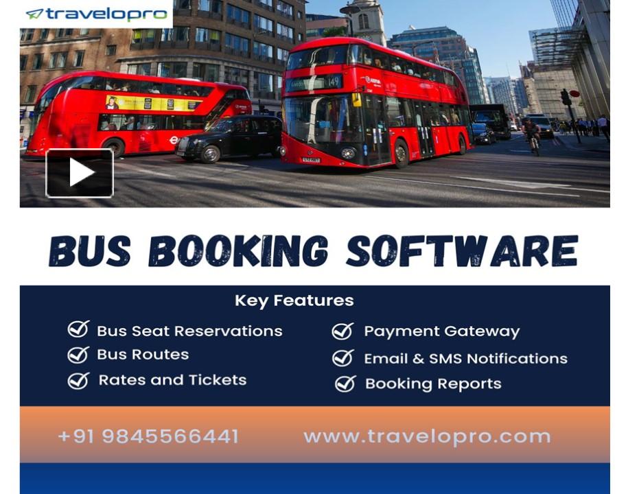 PPT – Bus Booking Software PowerPoint presentation | free to download ...