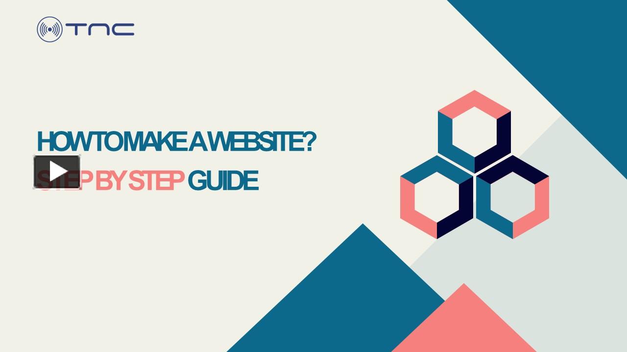 How To Make a Website? Step by Step Guide presentation | free to download