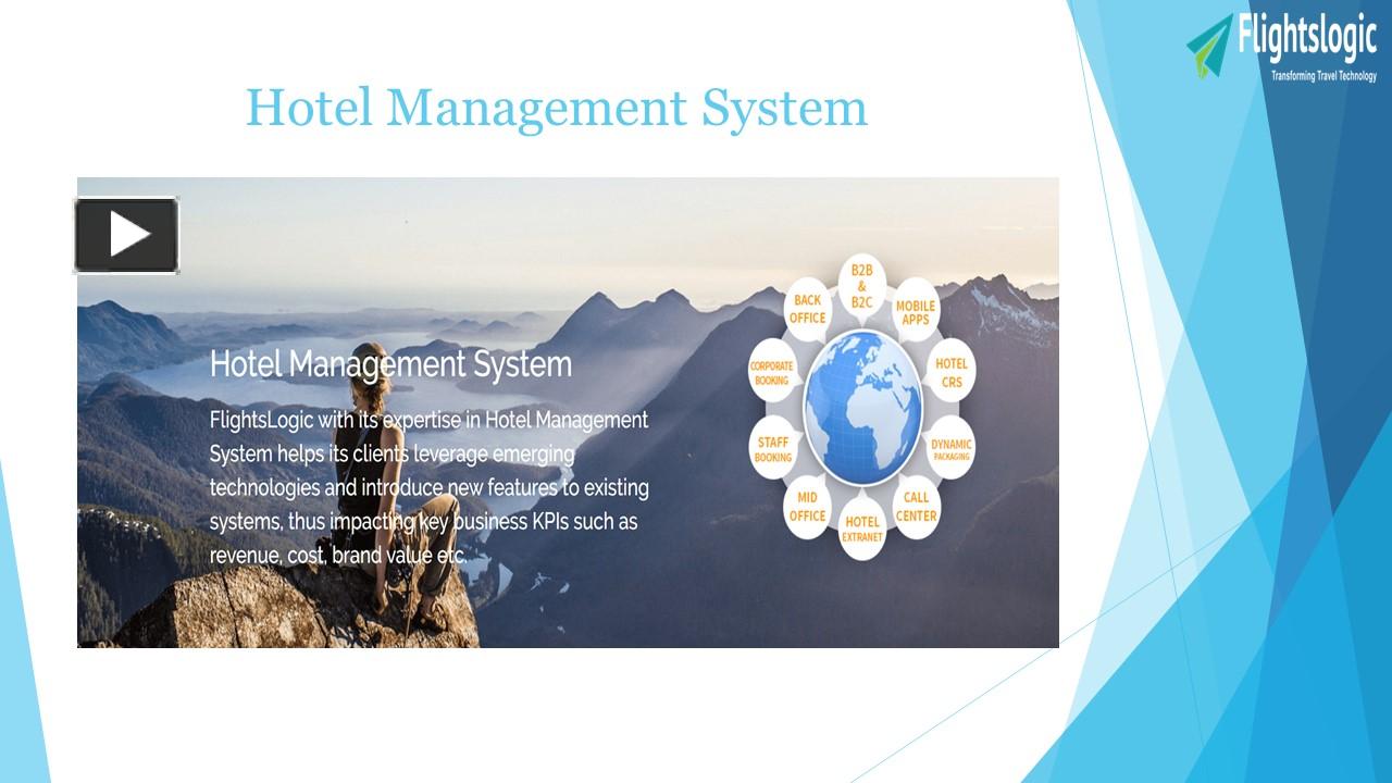 Hotel Management System presentation | free to download