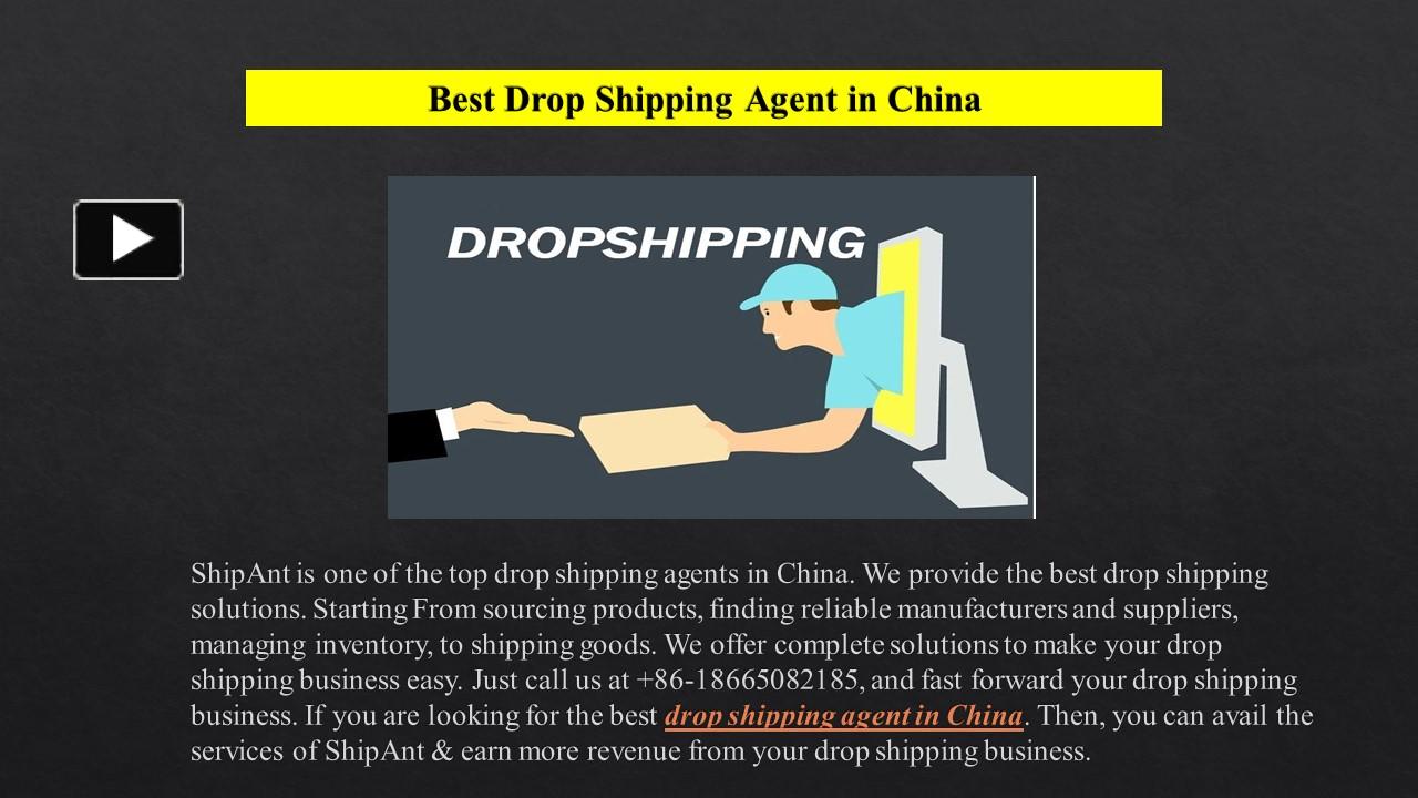 PPT – Dropshipping Agent in China PowerPoint presentation | free to ...