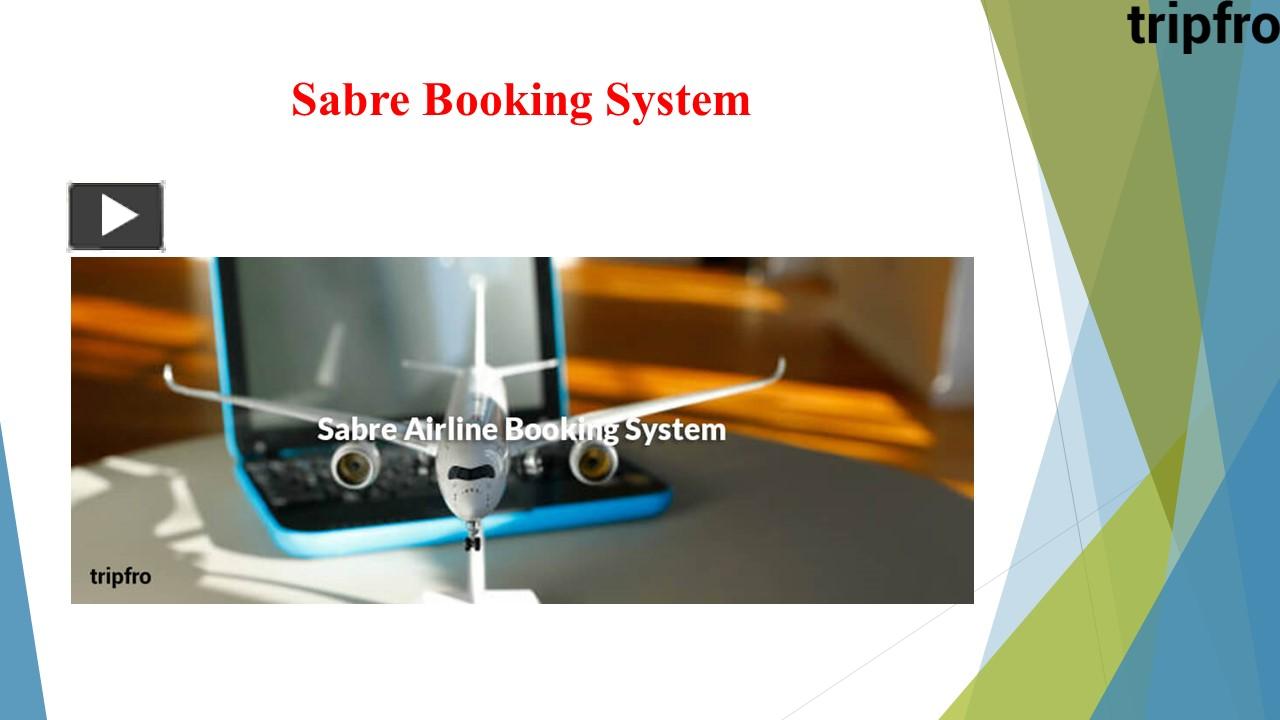 PPT – Sabre Booking System PowerPoint presentation | free to download ...