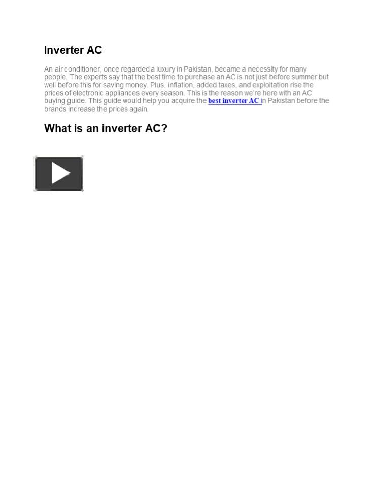 PPT – Inverter AC PowerPoint presentation | free to download - id ...