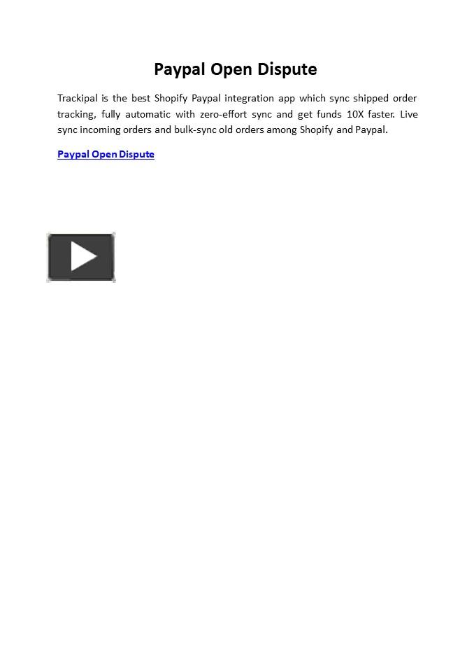 PPT – Paypal Open Dispute PowerPoint presentation | free to download ...
