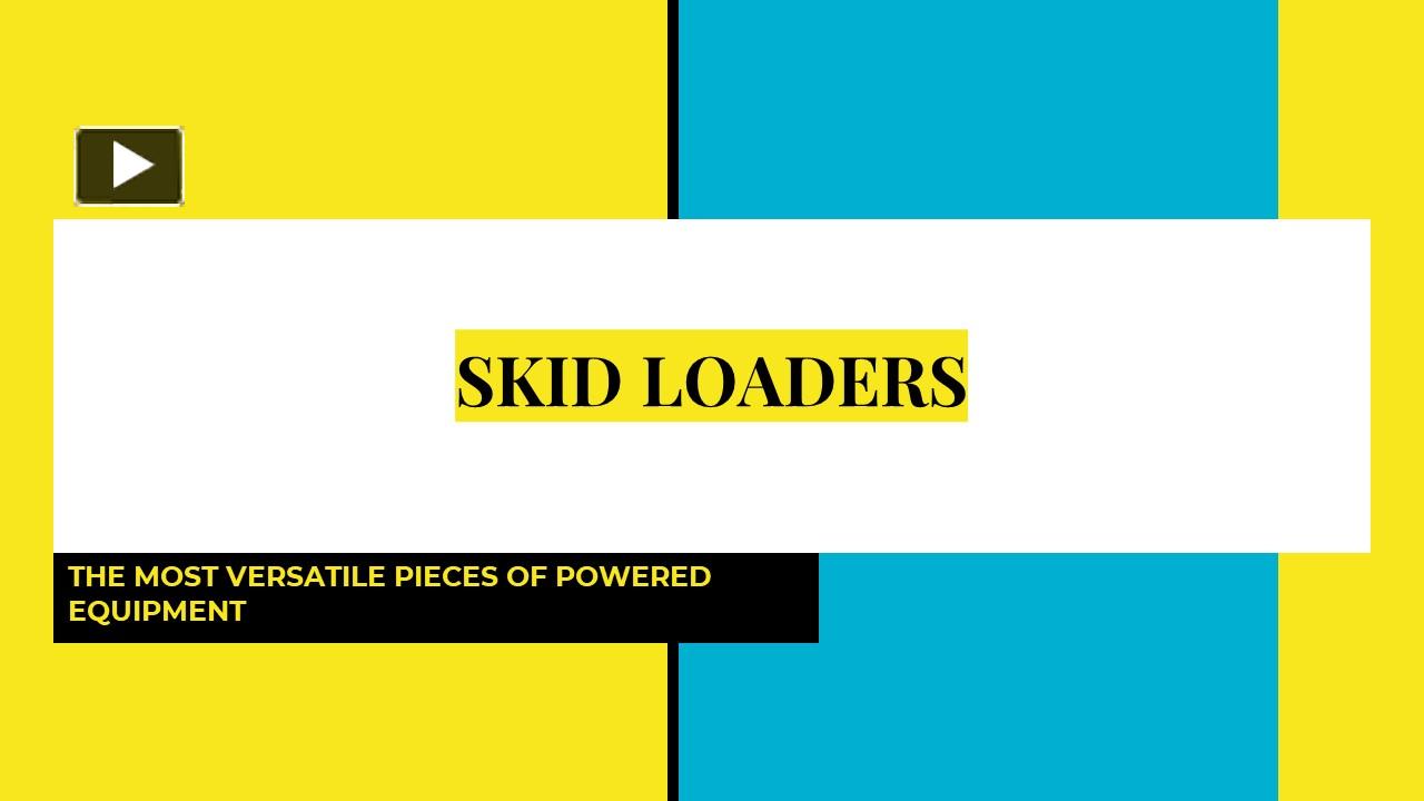 PPT – Skid Loaders Shippensburg PA PowerPoint presentation | free to ...
