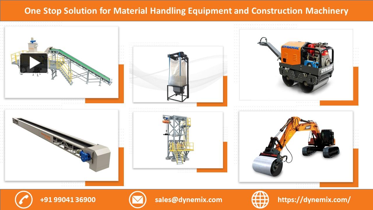 Material Handling Equipment and Construction Machinery presentation ...