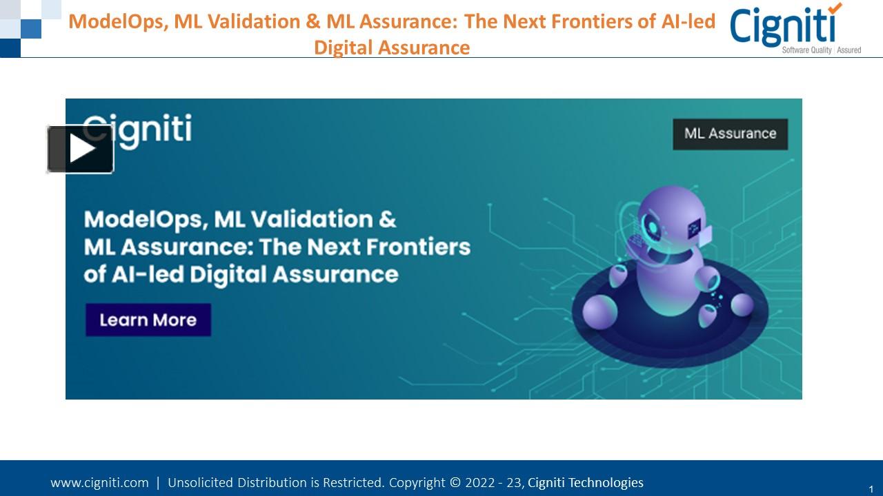 PPT – Webinar: ModelOps, ML Assurance, ML Validation PowerPoint ...
