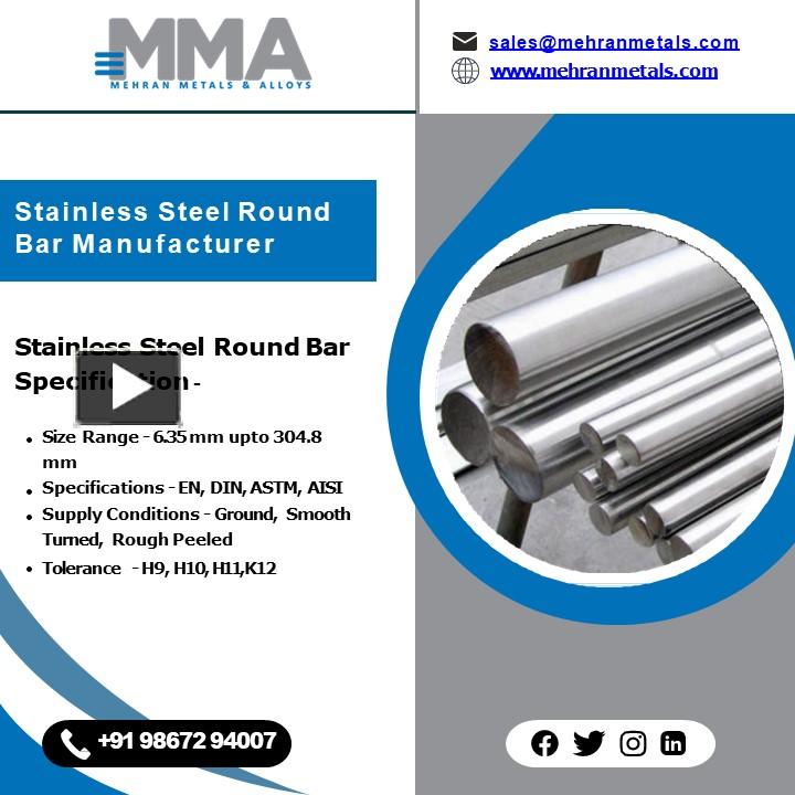 SS Round Bar | SS Slotted Pipe | EN8 Round Bar Manufacturers in India ...