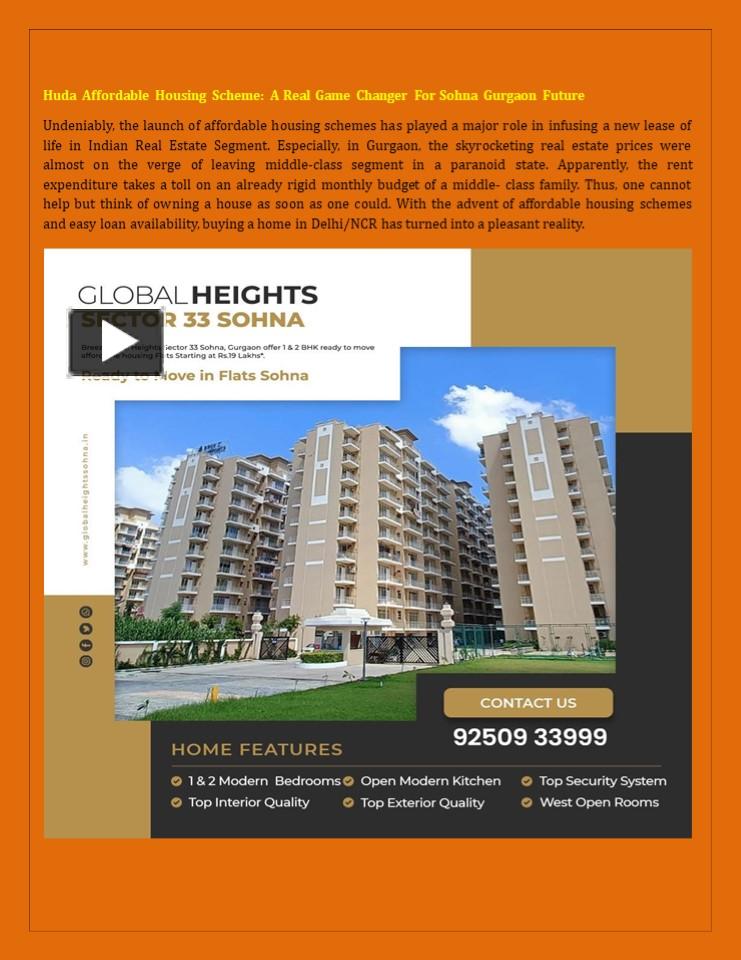 PPT – Breez Global Heights Ready to Move Flats Sector 33 Sohna, Gurgaon ...