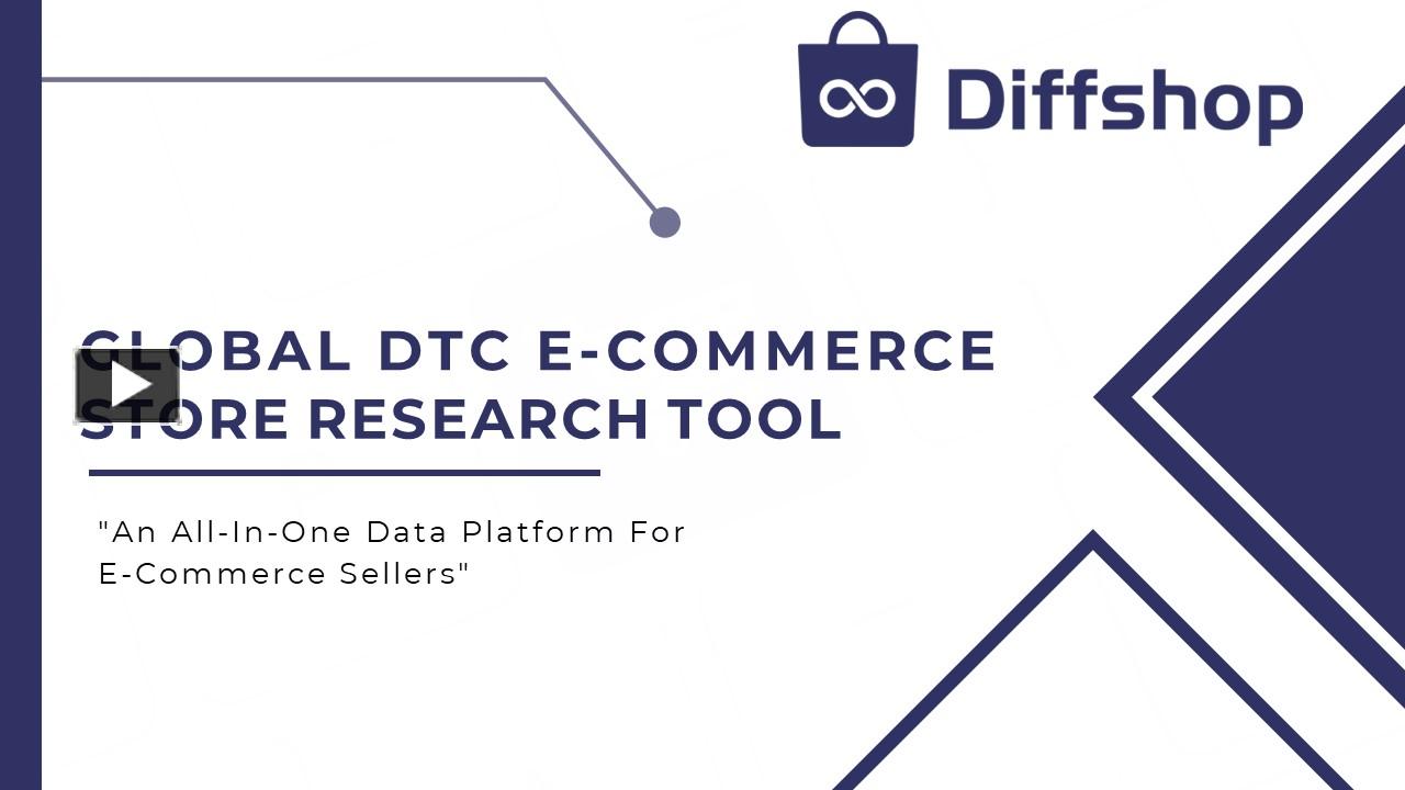 Global DTC E-Commerce Store Data Research Tool presentation | free to ...