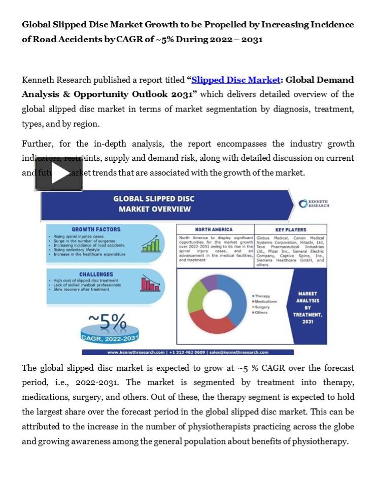 PPT – Slipped Disc Market Analysis by Diagnosis PowerPoint presentation ...