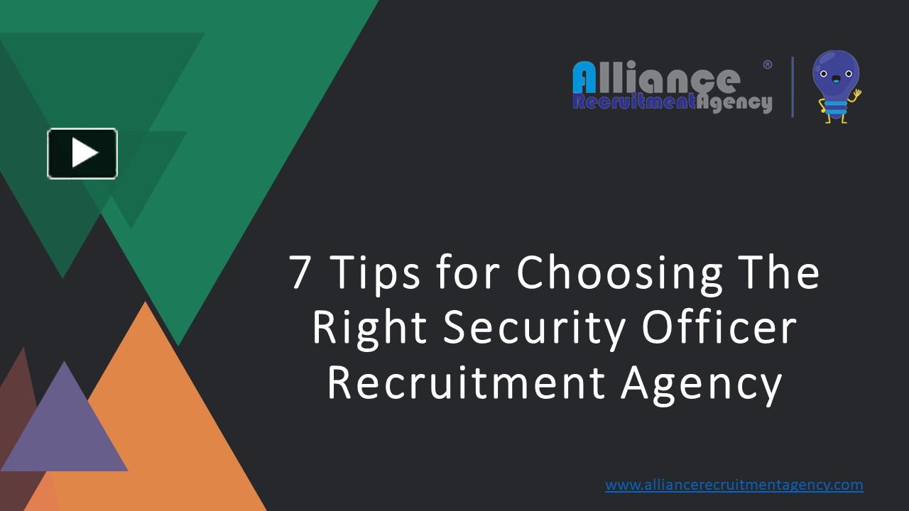 PPT – Chief Security Officer Recruitment | Chief Officer Recruitment ...