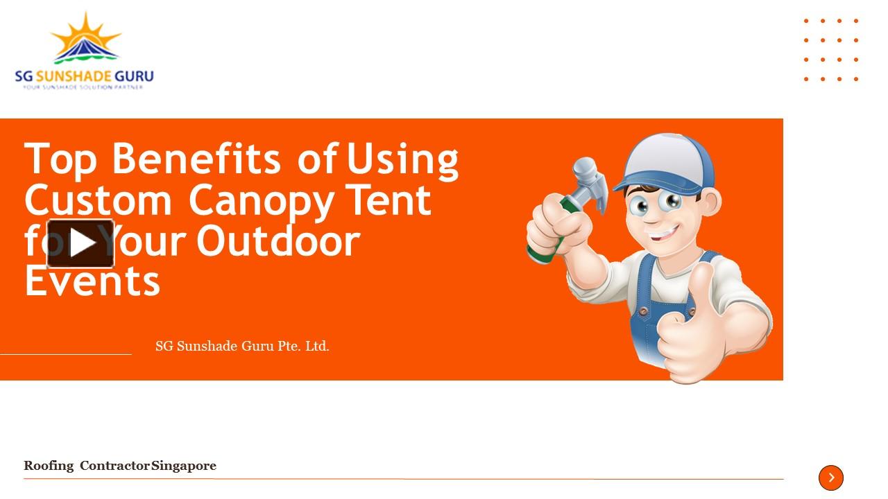 Top Benefits of Using Custom Canopy Tent for Your Outdoor Events ...