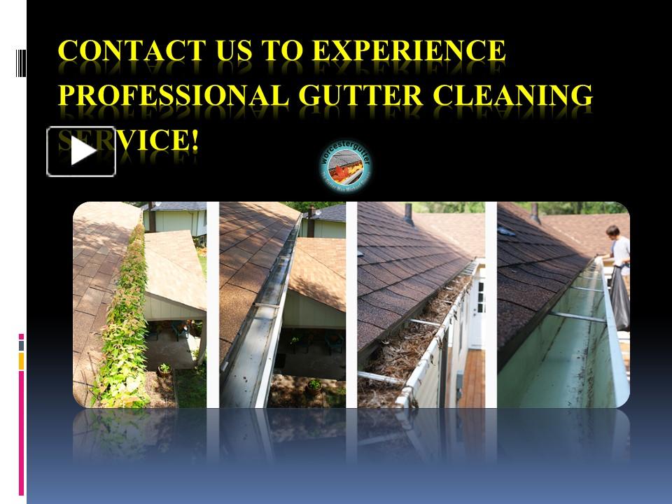 Contact Us To Experience Professional Gutter Cleaning Service ...