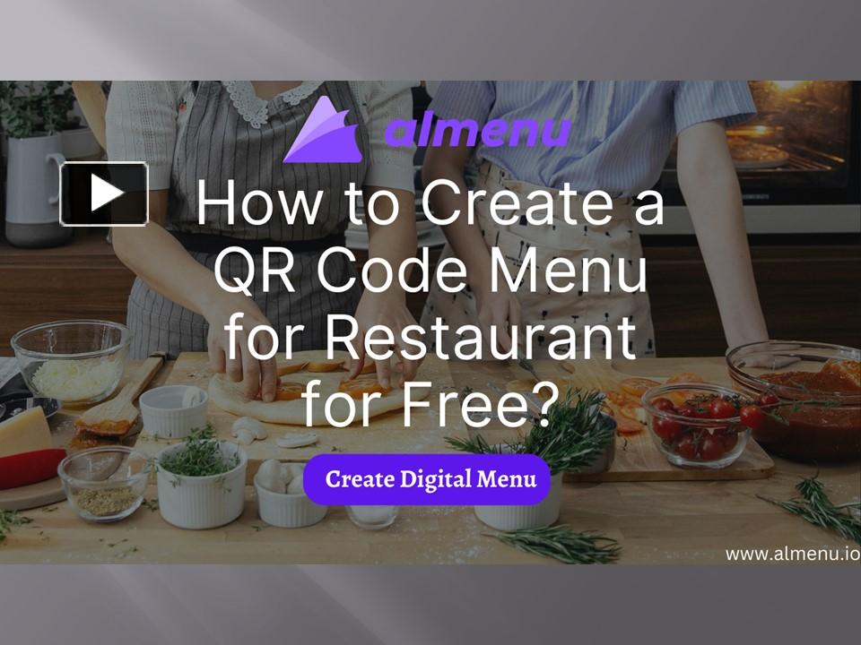 PPT – How to Create a QR Code Menu for Restaurant for Free? PowerPoint ...