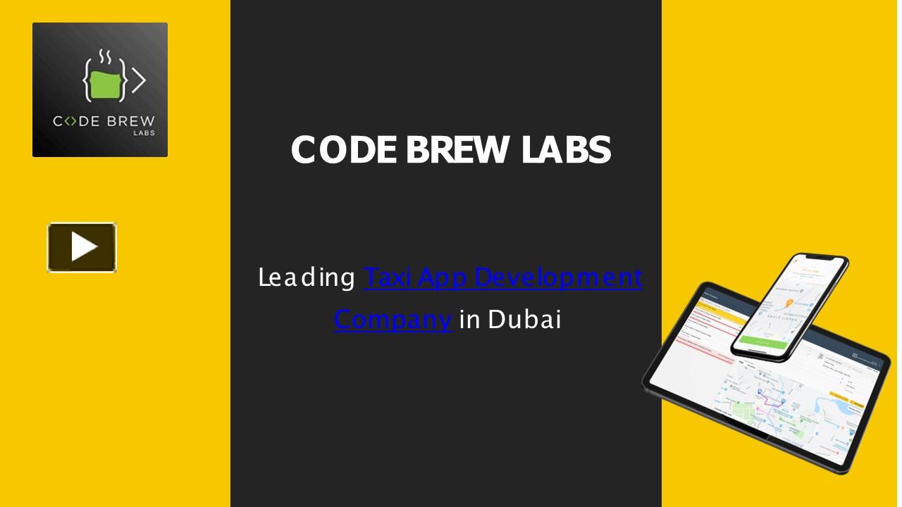 PPT – Best Taxi App Development Company - Code Brew Labs PowerPoint ...