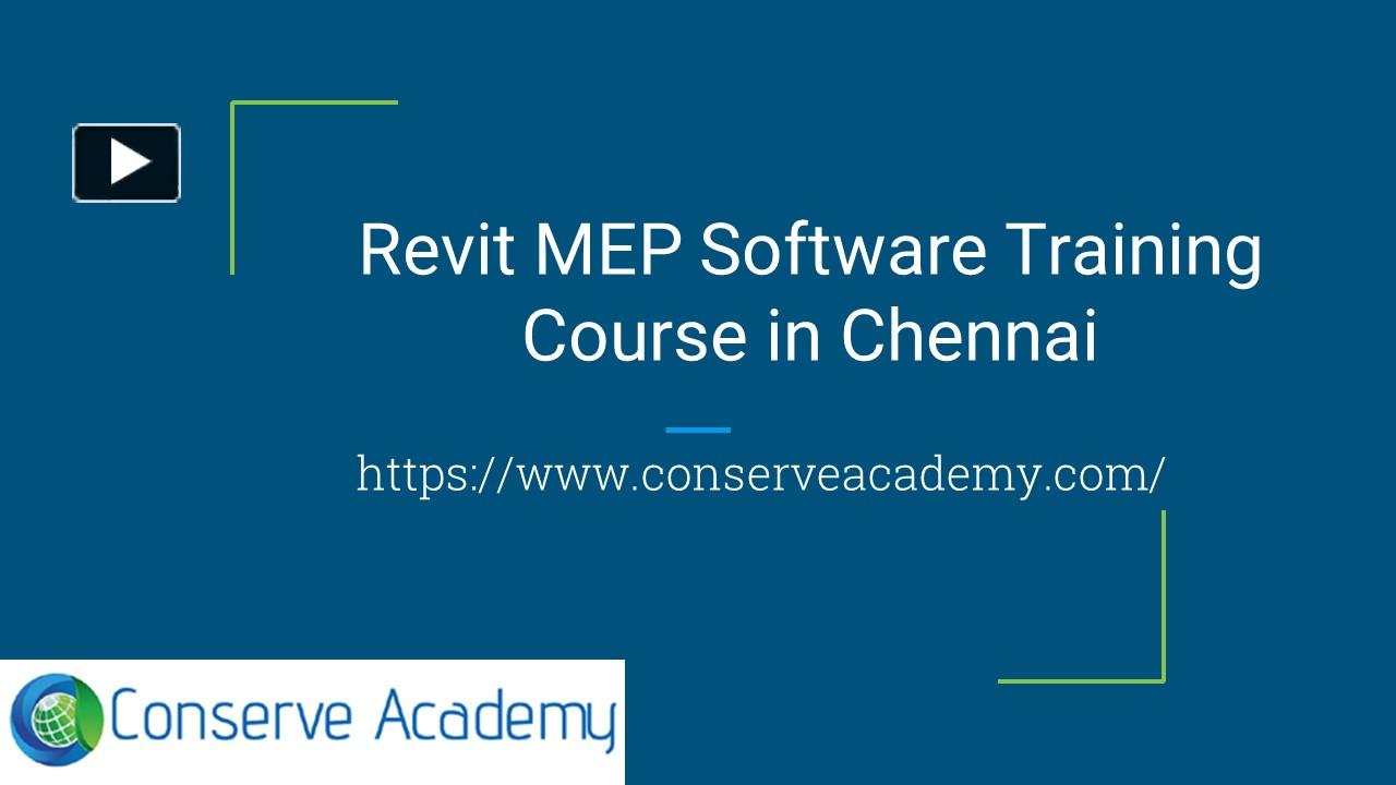 Revit MEP Certification Training Course Chennai presentation | free to ...
