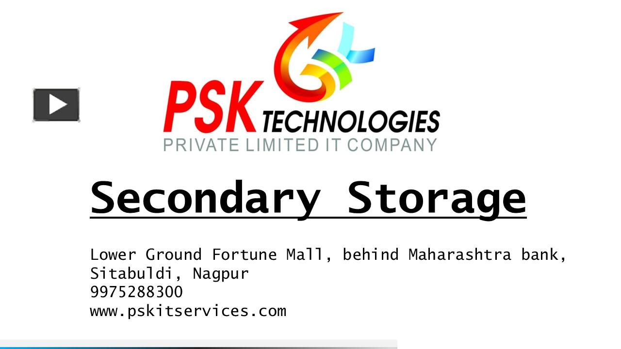 PPT – secondary storage PowerPoint presentation | free to download - id ...