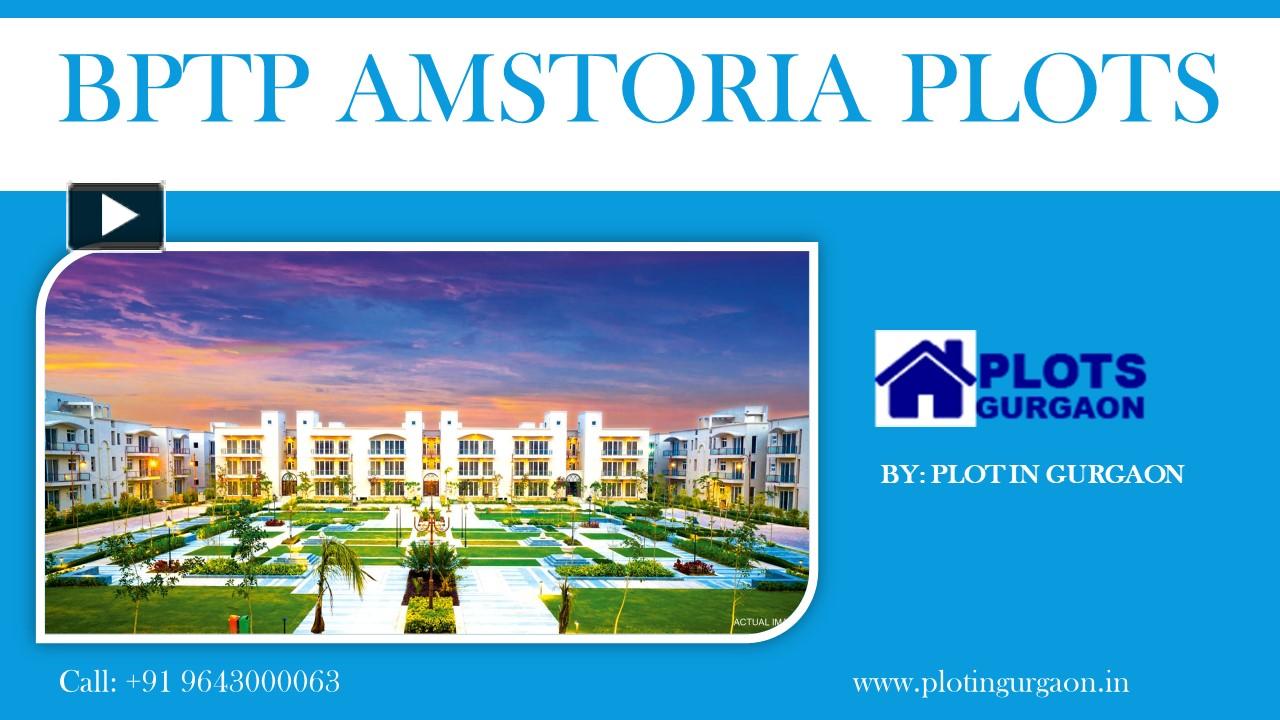 PPT – BPTP Amstoria Plots Sector 102 | Best Residential Plots Gurgaon ...