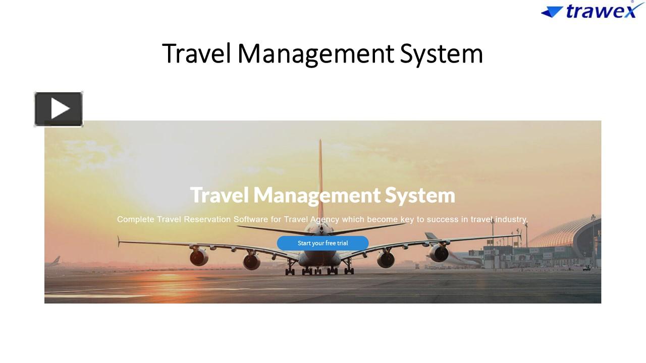 PPT – Travel Management System PowerPoint presentation | free to ...