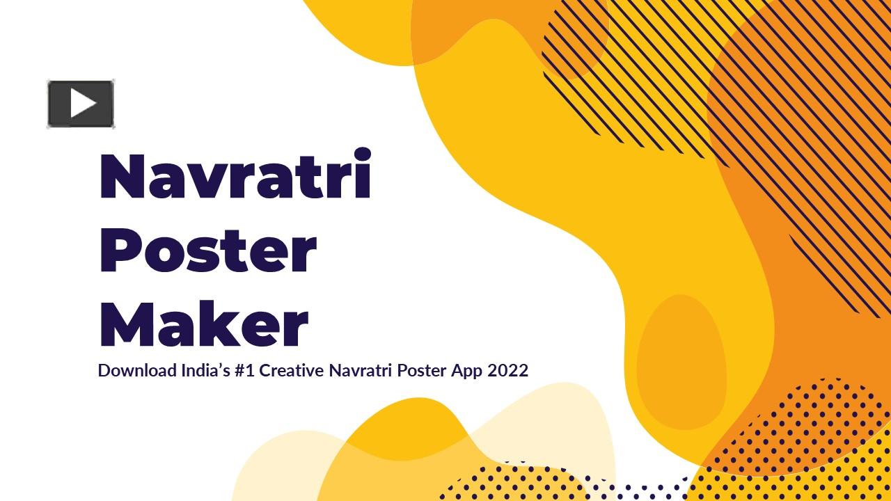 PPT – Navratri Poster Maker - Download India’s #1 Creative Navratri ...